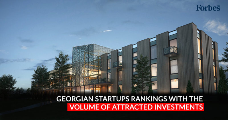 Georgian Startups Rankings with the Volume of Attracted Investments