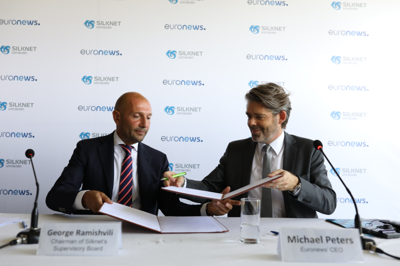 Euronews and Silknet sign an MOU to launch “Euronews Georgia”