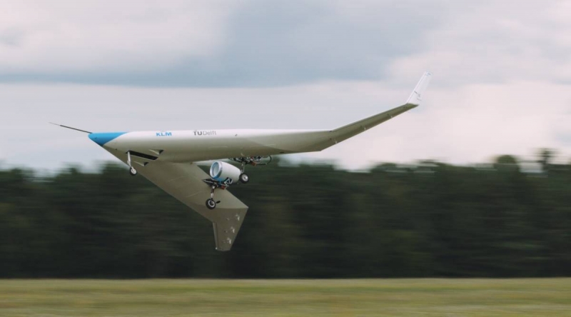 KLM and TU Delft present successful first flight Flying-V