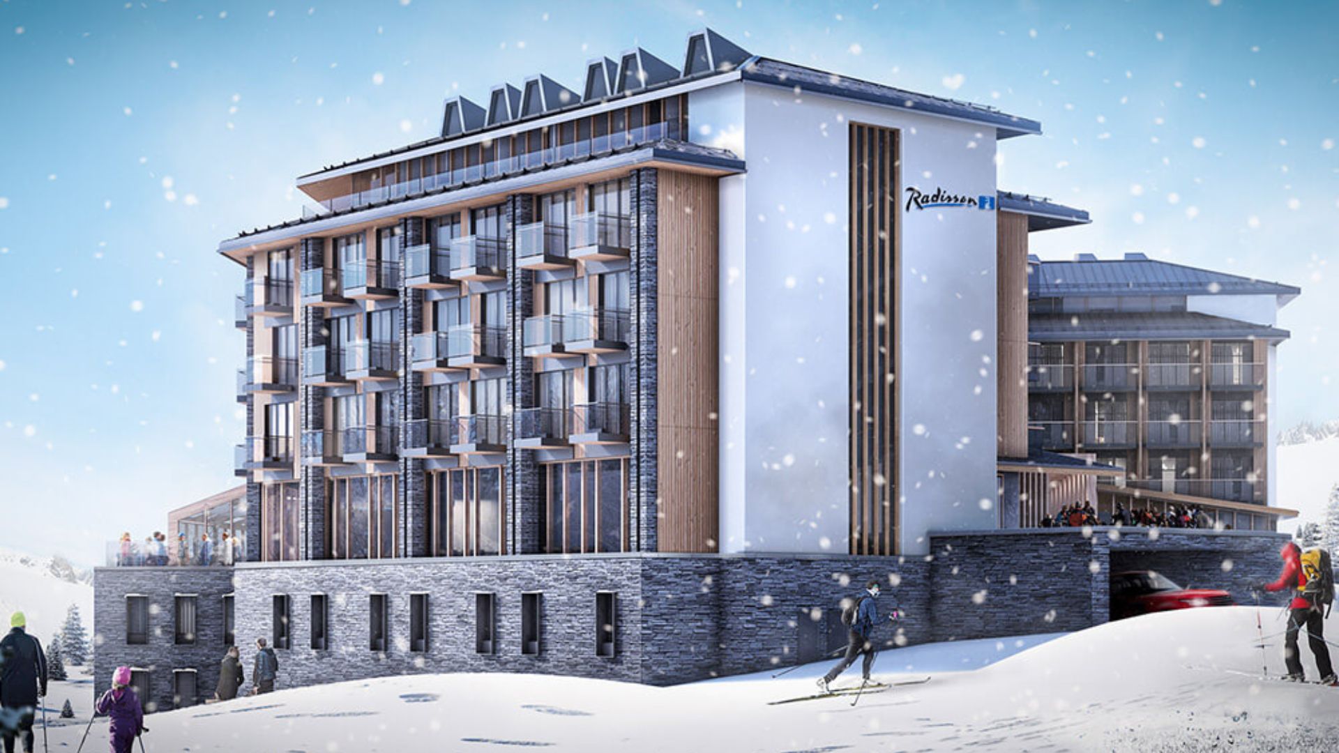 გუდაურში სასტუმრო Radisson Blue Gudauri-ს მშენებლობას კომპანია “ბლოქსი ...