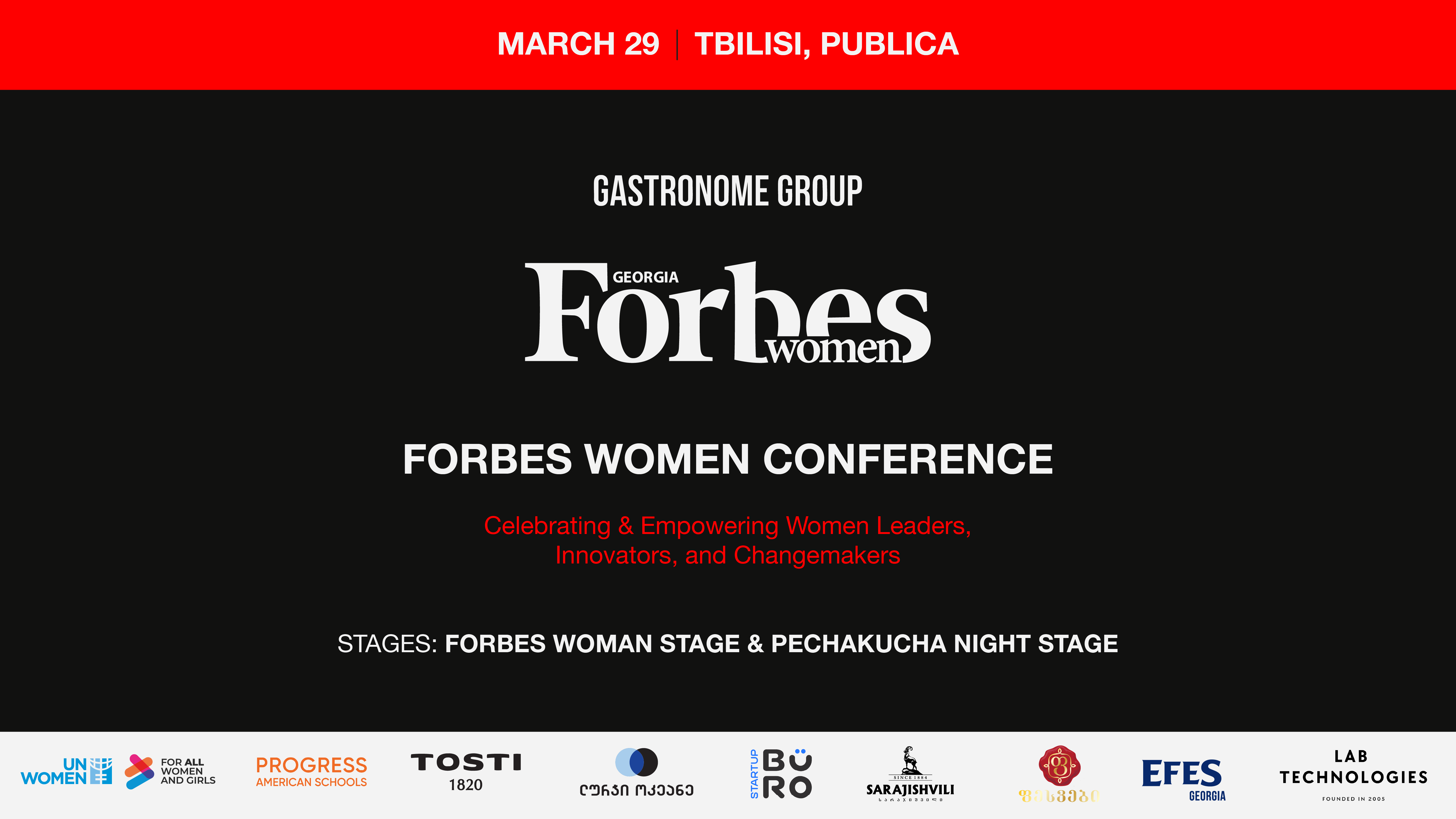 Forbes Georgia წარმოგიდგენთ 2025 წლის ქალთა კონფერენციას • Forbes Georgia