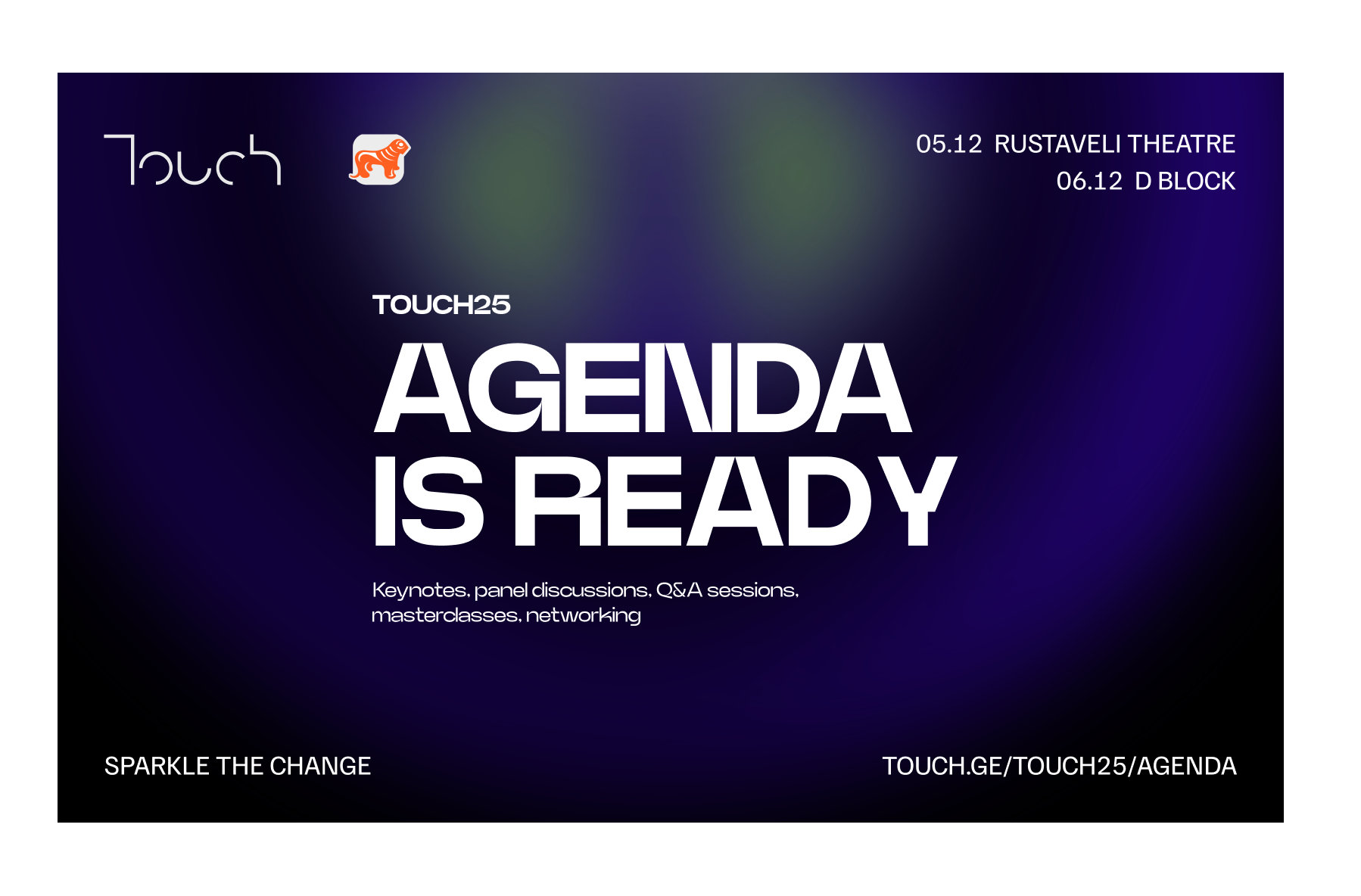 Touch Summit 25-ის სრული აჯენდა ცნობილია • Forbes Georgia